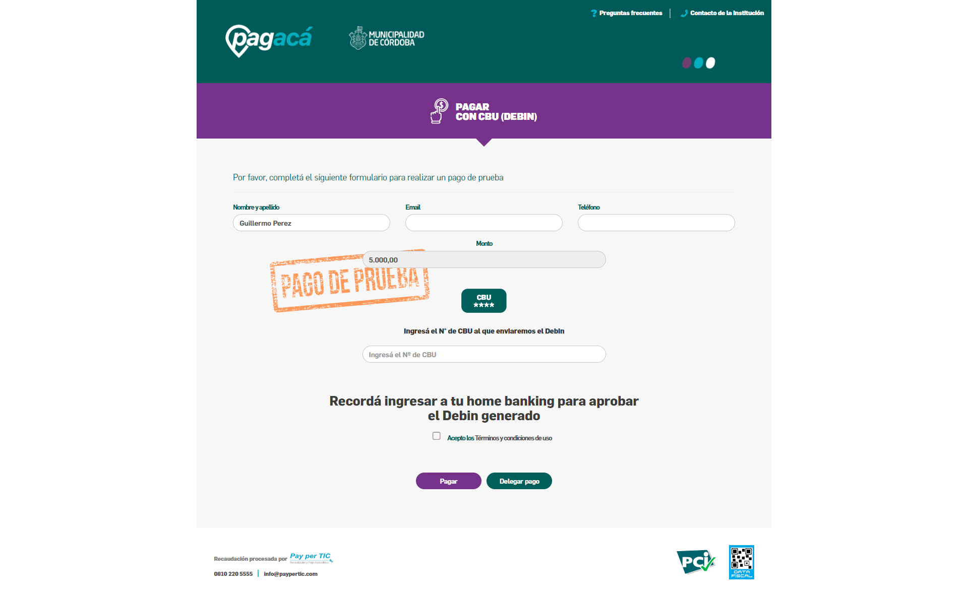 Instructivo - Bancor